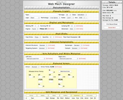 REMLAB Web Mech Designer – MarchTwenty